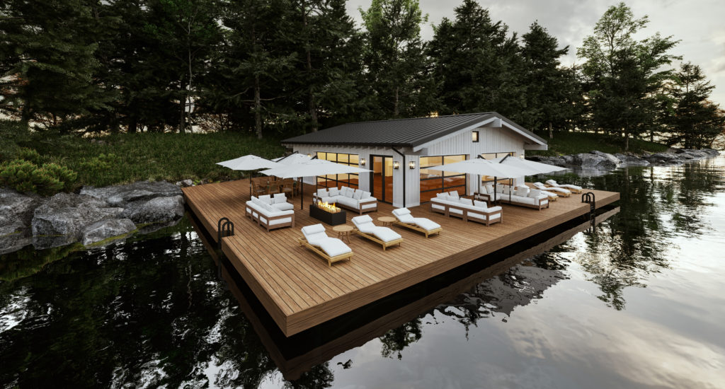 Home Island Boathouse - Kelly and Stone Architects